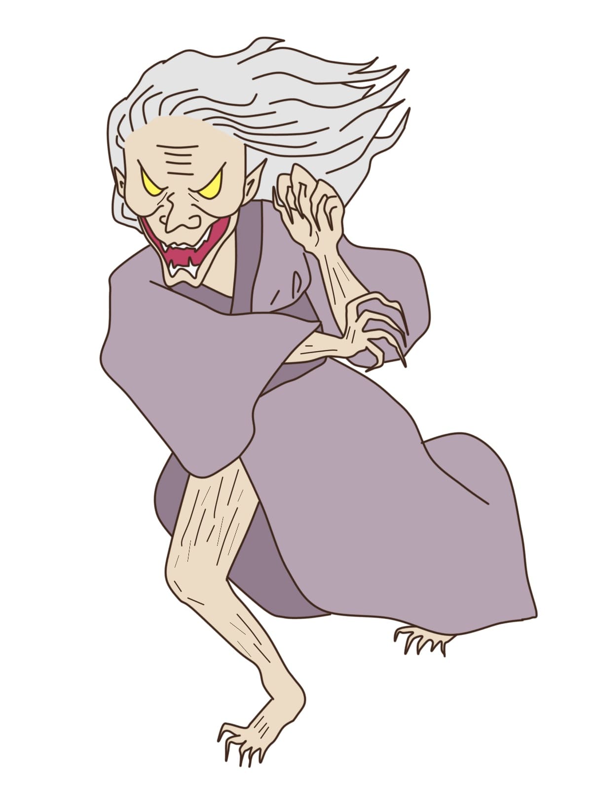 Who is Yamanba? (Japanese Yokai) | Manekineko GAMES