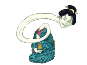Rokurokubi: Japan’s Neck-Stretching Yokai Legend | Manekineko GAMES